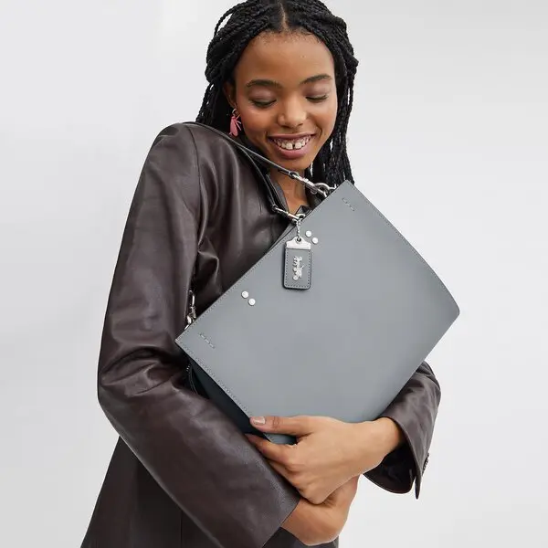 Coach Rogue Bag In Silver/Grey Blue - 50% Off | Editorialist